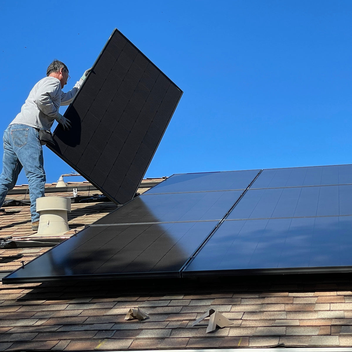 Opciones de paneles solares para propietarios de casas de campo ...